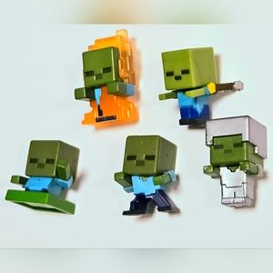 Nickelodeon | Toys | 5 Pack Minecraft Inch Figures | Poshmark